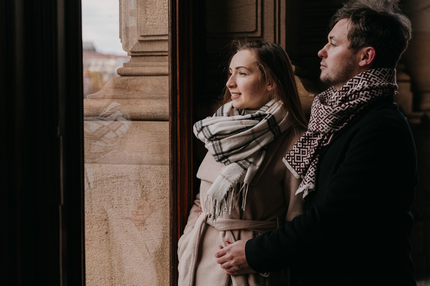 Egils & Sintija: Couple photoshoot at National Theatre